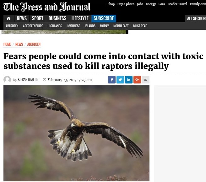 Police Scotland under fire for withholding info on raptor poisonings ...